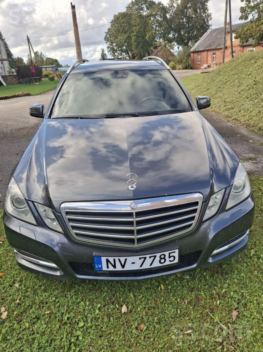 Grey Mercedes-Benz E 220 2011 in Bauska, with an engine capacity of 2.20 L and mileage of 517 thousand km for 5500 €, photo 6 on AUTOMOTO.COM.LV