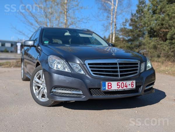 Grey Mercedes-Benz E 220 2012 in Riga, with an engine capacity of 2.20 L and mileage of 220 thousand km for 8990 €, photo 6 on AUTOMOTO.COM.LV