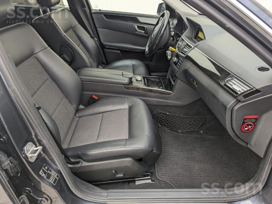 Pelēks Mercedes-Benz E 220 2012 Rīga, ar dzinēja tilpumu 2.20 L un nobraukumu 220 tūkst. km par 8990 €, foto 16 vietnē AUTOMOTO.COM.LV