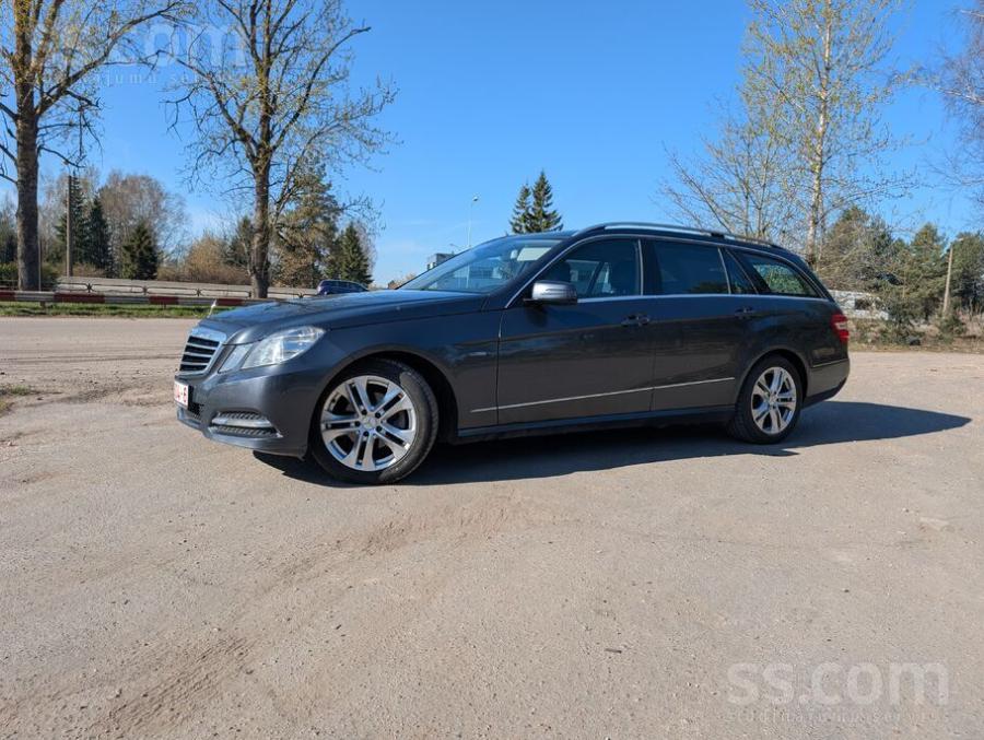 Grey Mercedes-Benz E 220 2012 in Riga, with an engine capacity of 2.20 L and mileage of 220 thousand km for 8800 €, photo 5 on AUTOMOTO.COM.LV