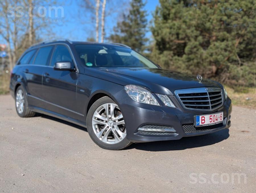Grey Mercedes-Benz E 220 2012 in Riga, with an engine capacity of 2.20 L and mileage of 220 thousand km for 8800 €, photo 8 on AUTOMOTO.COM.LV