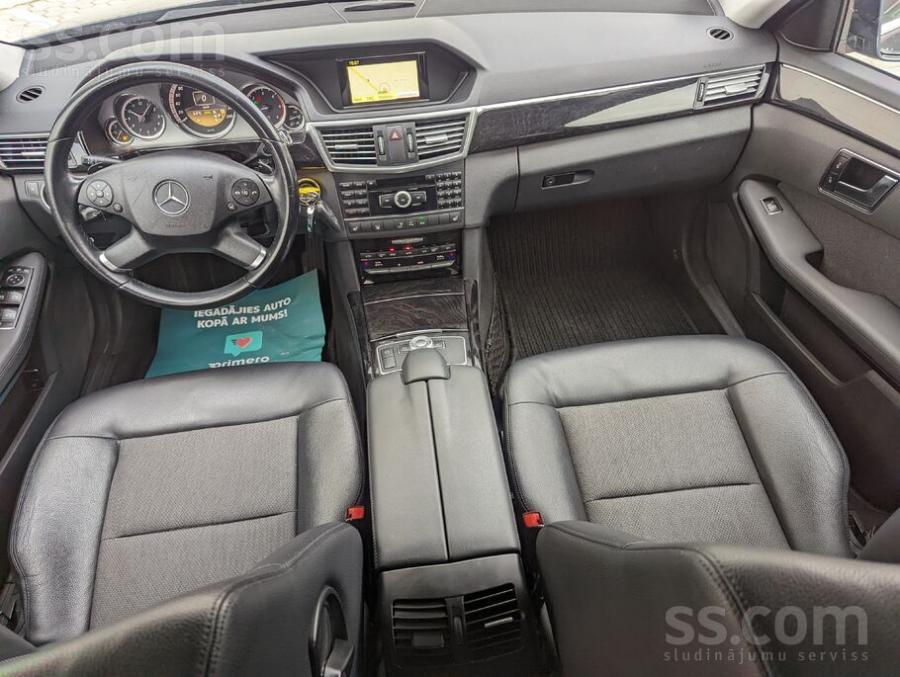 Grey Mercedes-Benz E 220 2012 in Riga, with an engine capacity of 2.20 L and mileage of 220 thousand km for 8800 €, photo 21 on AUTOMOTO.COM.LV