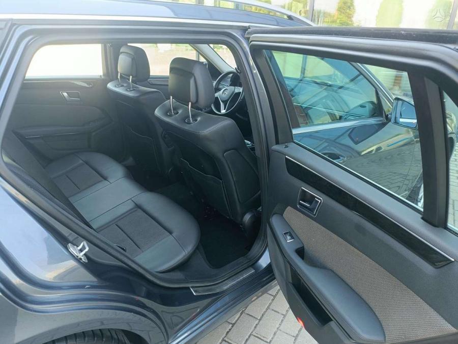 Grey Mercedes-Benz E 220 2012 in Klaipeda, with an engine capacity of 2.14 L and mileage of 347 thousand km for 6650 €, photo 8 on AUTOMOTO.COM.LV