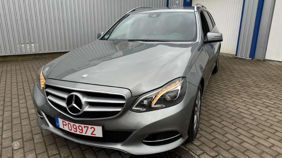 Pelēks Mercedes-Benz E 220 2013 Marijampole, ar dzinēja tilpumu 2.14 L un nobraukumu 285 tūkst. km par 10200 €, foto 1 vietnē AUTOMOTO.COM.LV