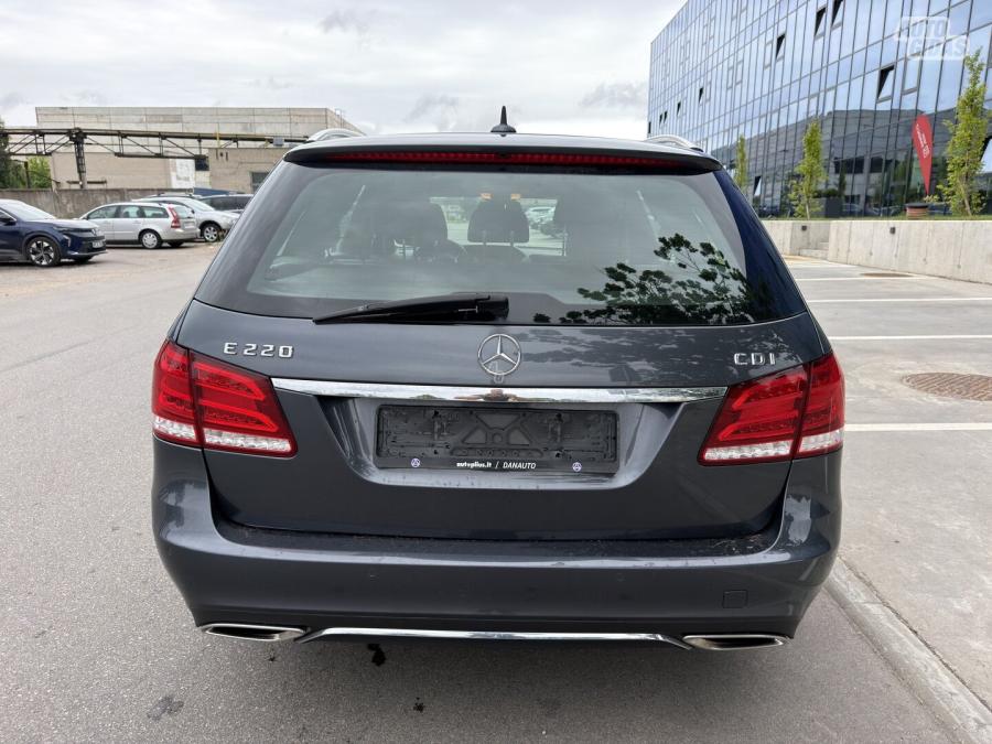 Grey Mercedes-Benz E 220 2013 in Panevezys, with an engine capacity of 2.10 L and mileage of 315 thousand km for 7850 €, photo 9 on AUTOMOTO.COM.LV