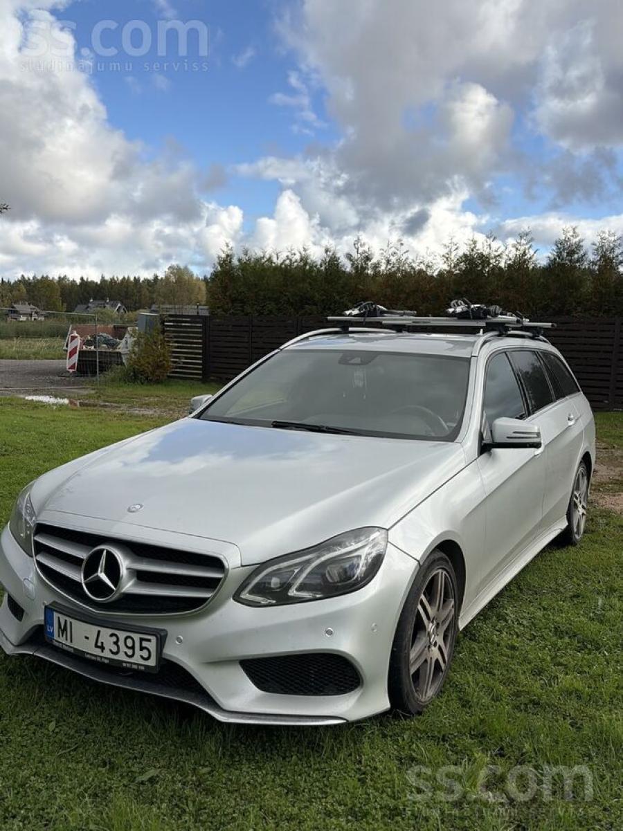 Grey Mercedes-Benz E 220 2013 in Riga, with an engine capacity of 2.20 L and mileage of 295 thousand km for 8500 €, photo 3 on AUTOMOTO.COM.LV
