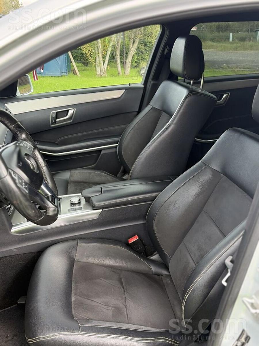 Grey Mercedes-Benz E 220 2013 in Riga, with an engine capacity of 2.20 L and mileage of 295 thousand km for 8500 €, photo 11 on AUTOMOTO.COM.LV