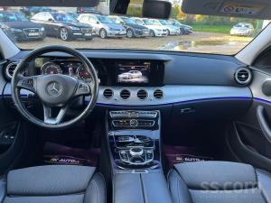 Grey Mercedes-Benz E 220 2016 in Kuldiga, with an engine capacity of 2.00 L and mileage of 293 thousand km for 13790 €, photo 15 on AUTOMOTO.COM.LV