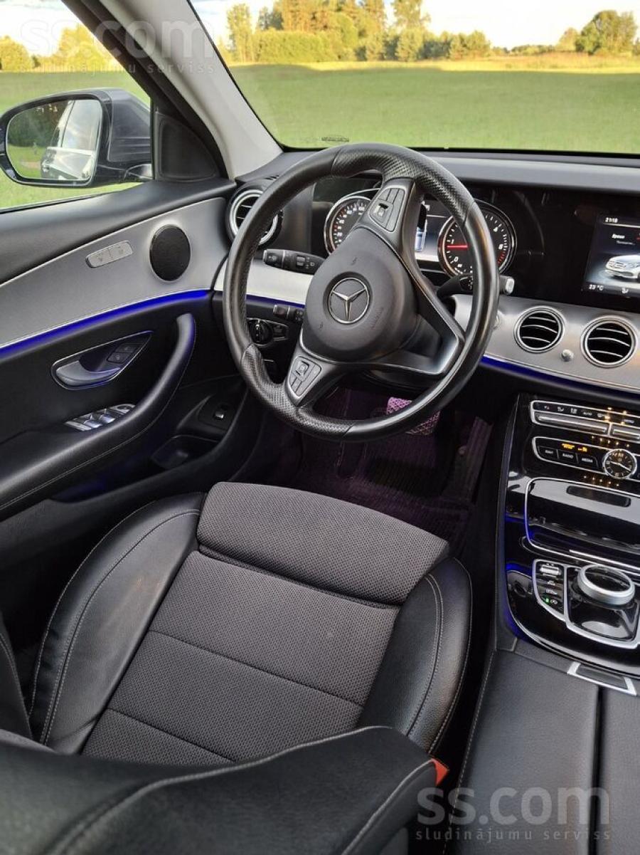 Pelēks Mercedes-Benz E 220 2017 Cēsis, ar dzinēja tilpumu 2.20 L un nobraukumu 152 tūkst. km par 22900 €, foto 7 vietnē AUTOMOTO.COM.LV