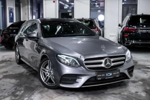 Grey Mercedes-Benz E 220 2017 in Kaunas, with an engine capacity of 1.95 L and mileage of 297 thousand km for 17850 €, photo 2 on AUTOMOTO.COM.LV