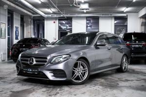 Grey Mercedes-Benz E 220 2017 in Kaunas, with an engine capacity of 1.95 L and mileage of 297 thousand km for 17850 €, photo 6 on AUTOMOTO.COM.LV
