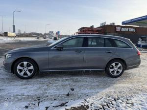 Grey Mercedes-Benz E 220 2017 in Elektrenai, with an engine capacity of 1.95 L and mileage of 281 thousand km for 16550 €, photo 6 on AUTOMOTO.COM.LV