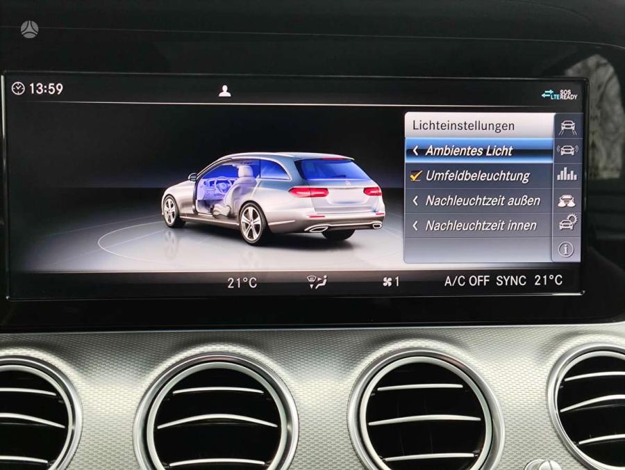 Серый Мерседес E 220 2018 в Вильнюс, объемом двигателя 1.95 л и пробегом 260 тыс. км за 17999 €, фото 27 на AUTOMOTO.COM.LV