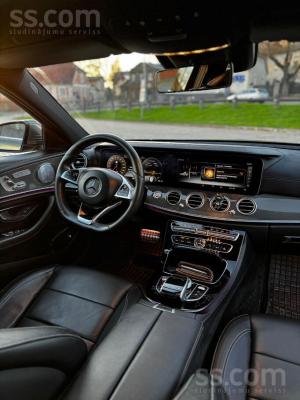 Grey Mercedes-Benz E 220 2018 in Cesis, with an engine capacity of 2.00 L and mileage of 197 thousand km for 20700 €, photo 14 on AUTOMOTO.COM.LV