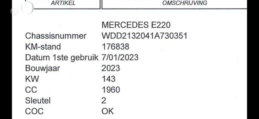 Grey Mercedes-Benz E 220 2020 in Vilnius, with an engine capacity of 1.95 L and mileage of 176 thousand km for 14600 €, photo 26 on AUTOMOTO.COM.LV