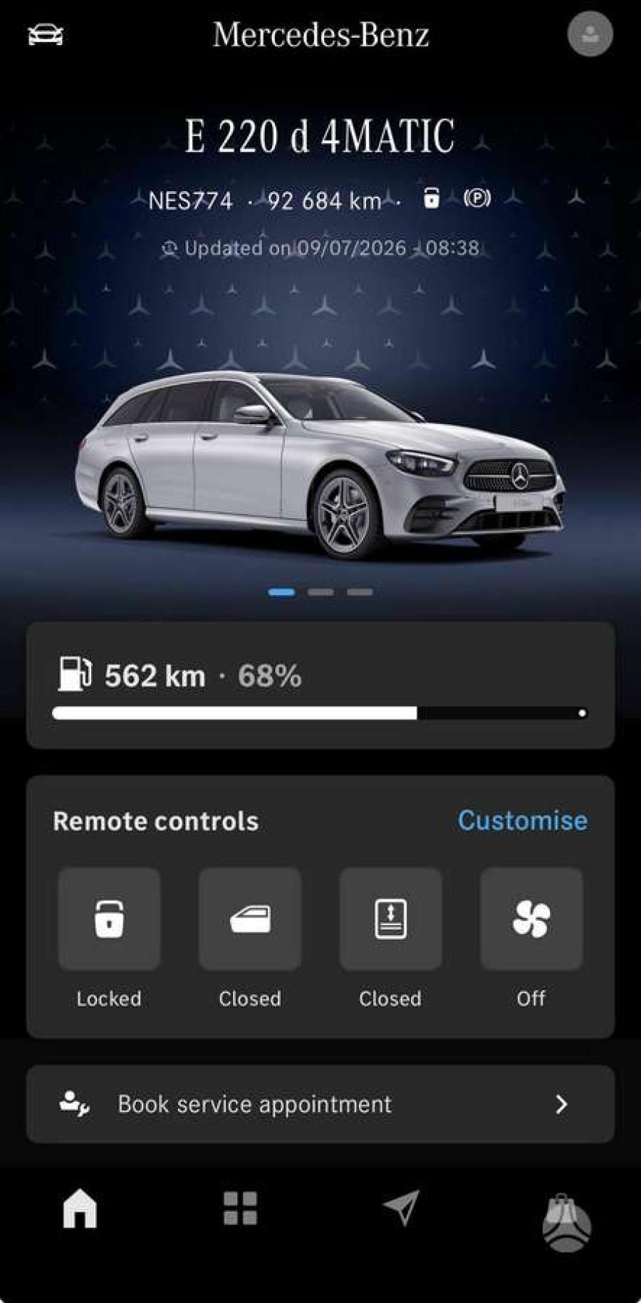 Серый Мерседес E 220 2021 в Вильнюс, объемом двигателя 2.00 л и пробегом 92 тыс. км за 34500 €, фото 26 на AUTOMOTO.COM.LV