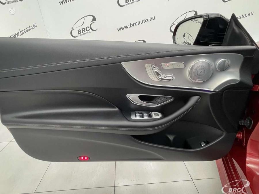 Sarkans Mercedes-Benz E 220 2017 Viļņa, ar dzinēja tilpumu 1.95 L un nobraukumu 212 tūkst. km par 22900 €, foto 21 vietnē AUTOMOTO.COM.LV