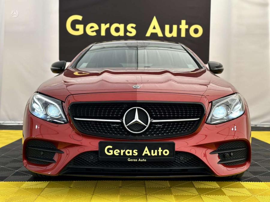 Sarkans Mercedes-Benz E 220 2018 Viļņa, ar dzinēja tilpumu 1.95 L un nobraukumu 43 tūkst. km par 29999 €, foto 3 vietnē AUTOMOTO.COM.LV