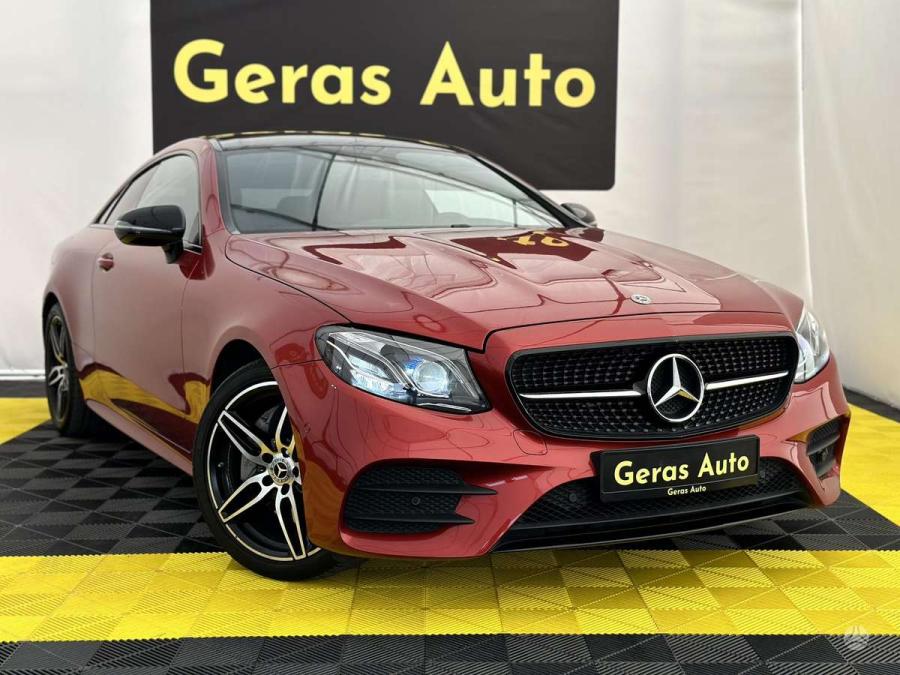 Sarkans Mercedes-Benz E 220 2018 Viļņa, ar dzinēja tilpumu 1.95 L un nobraukumu 43 tūkst. km par 29999 €, foto 4 vietnē AUTOMOTO.COM.LV