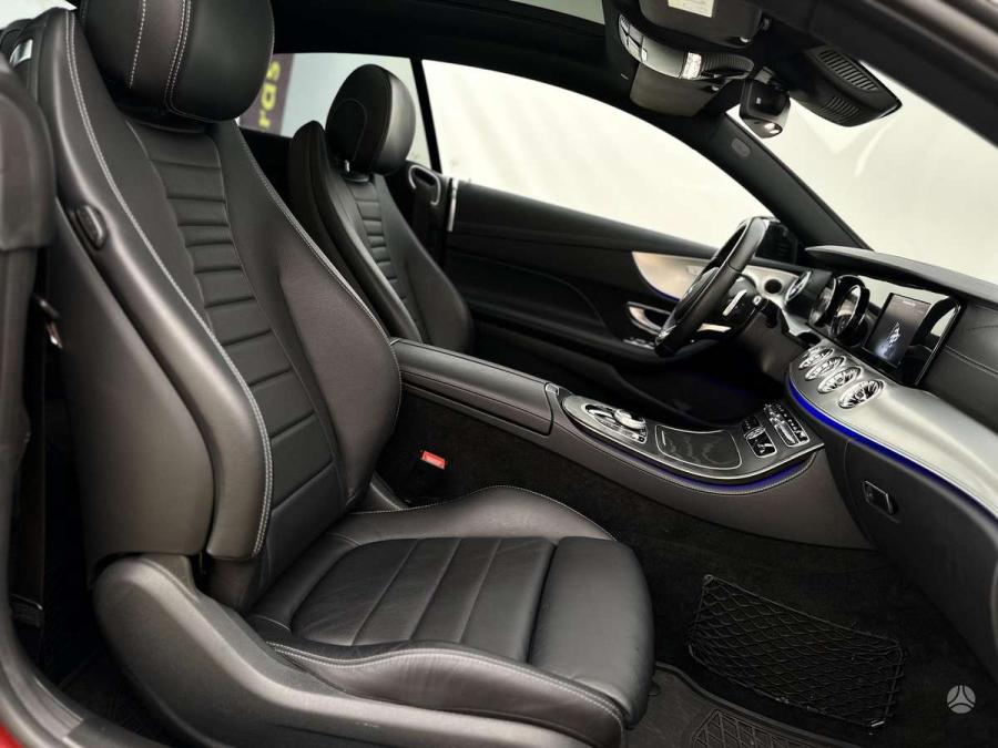 Sarkans Mercedes-Benz E 220 2018 Viļņa, ar dzinēja tilpumu 1.95 L un nobraukumu 43 tūkst. km par 29999 €, foto 13 vietnē AUTOMOTO.COM.LV