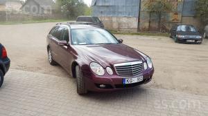 Красный Мерседес E 220 2007 в Рига, объемом двигателя 2.20 л и пробегом 278 тыс. км за 2989 €, фото 3 на AUTOMOTO.COM.LV