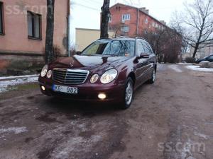 Красный Мерседес E 220 2007 в Рига, объемом двигателя 2.20 л и пробегом 278 тыс. км за 2989 €, фото 6 на AUTOMOTO.COM.LV