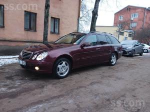 Красный Мерседес E 220 2007 в Рига, объемом двигателя 2.20 л и пробегом 278 тыс. км за 2989 €, фото 7 на AUTOMOTO.COM.LV