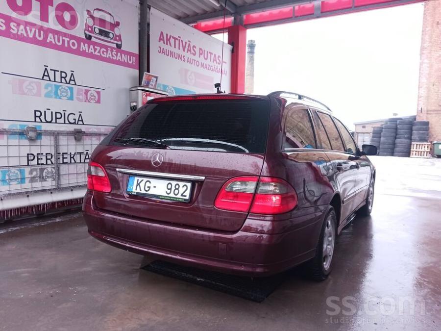 Красный Мерседес E 220 2007 в Рига, объемом двигателя 2.20 л и пробегом 278 тыс. км за 2989 €, фото 10 на AUTOMOTO.COM.LV