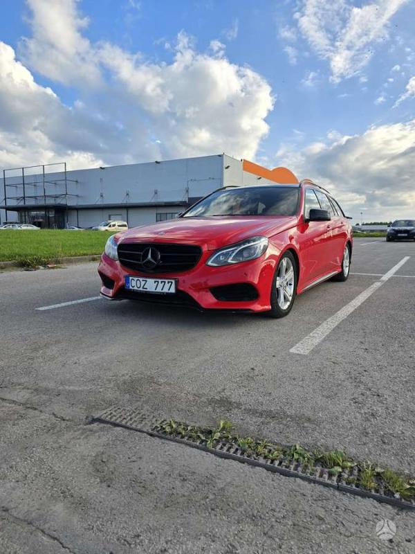 Sarkans Mercedes-Benz E 220 2013 Šauļi, ar dzinēja tilpumu 2.14 L un nobraukumu 314 tūkst. km par 7850 €, foto 1 vietnē AUTOMOTO.COM.LV