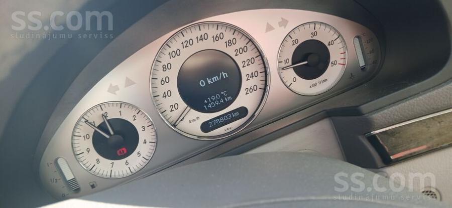 Мерседес E 220 2004 в Валмиера, объемом двигателя 2.20 л и пробегом 279 тыс. км за 3980 €, фото 16 на AUTOMOTO.COM.LV