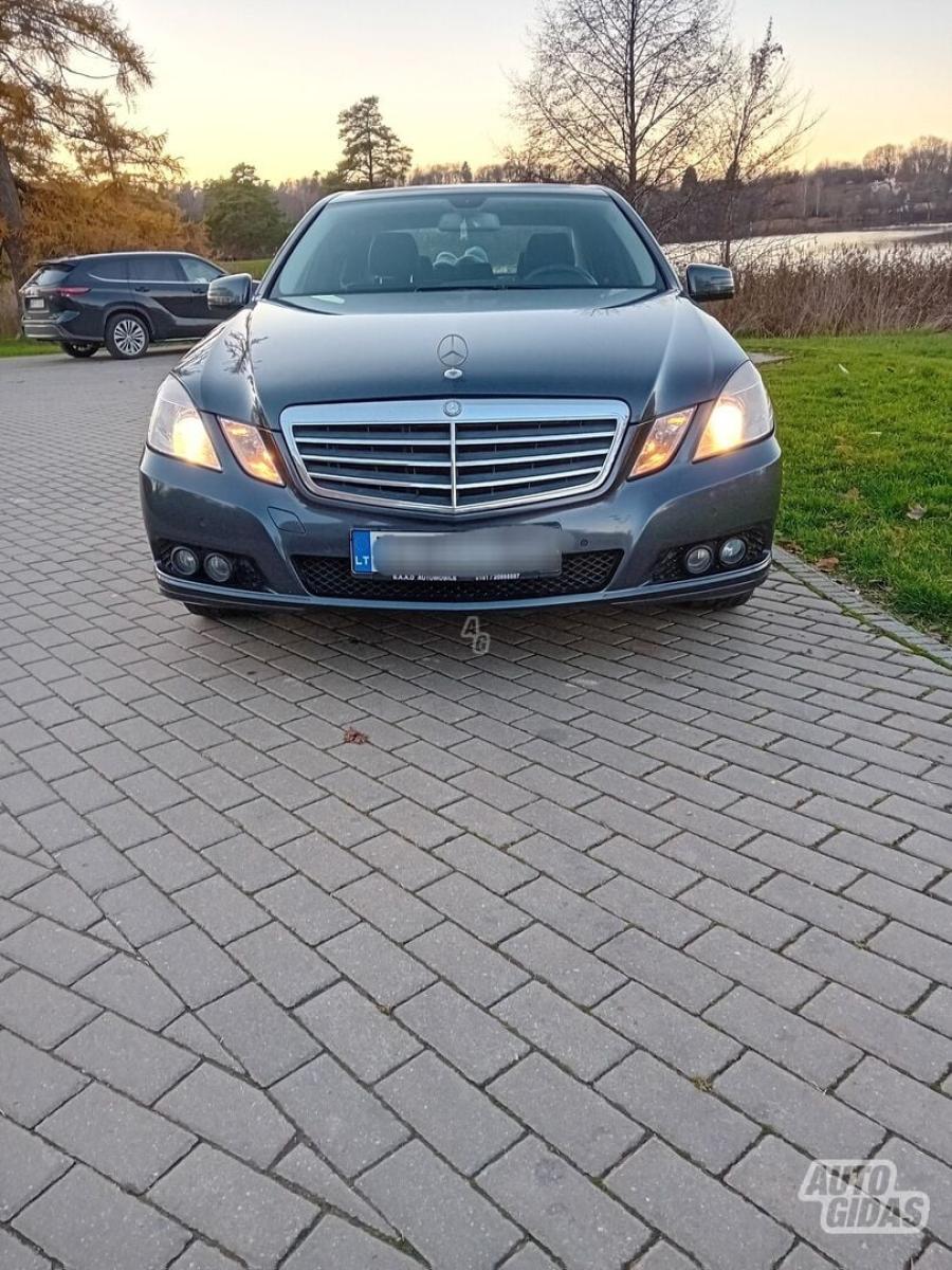 Mercedes-Benz E 220 2009 in Vilnius, with an engine capacity of 2.20 L and mileage of 240 thousand km for 7900 €, photo 1 on AUTOMOTO.COM.LV