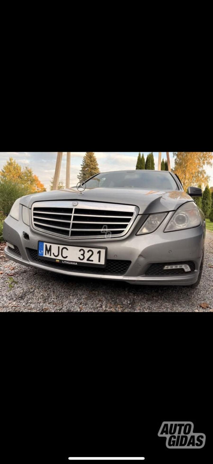 Мерседес E 220 2009 в Каунас, объемом двигателя 2.20 л и пробегом 332 тыс. км за 3500 €, фото 1 на AUTOMOTO.COM.LV