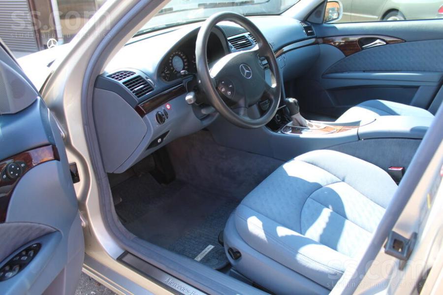 Mercedes-Benz E 220 2003 Liepāja, ar dzinēja tilpumu 2.20 L un nobraukumu 348 tūkst. km par 3800 €, foto 7 vietnē AUTOMOTO.COM.LV