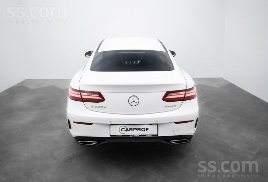 White Mercedes-Benz E 220 2018 in Tallinn, with an engine capacity of 2.00 L and mileage of 162 thousand km for 24699 €, photo 6 on AUTOMOTO.COM.LV