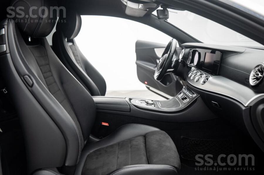 White Mercedes-Benz E 220 2018 in Tallinn, with an engine capacity of 2.00 L and mileage of 162 thousand km for 24699 €, photo 12 on AUTOMOTO.COM.LV