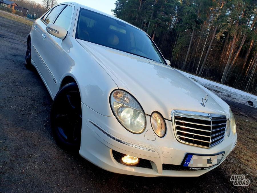 Balts Mercedes-Benz E 220 2003 Viļņa, ar dzinēja tilpumu 2.20 L un nobraukumu 345 tūkst. km par 1999 €, foto 15 vietnē AUTOMOTO.COM.LV
