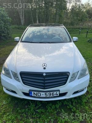 White Mercedes-Benz E 220 2009 in Aizkraukle, with an engine capacity of 2.20 L and mileage of 365 thousand km for 5000 €, photo 12 on AUTOMOTO.COM.LV