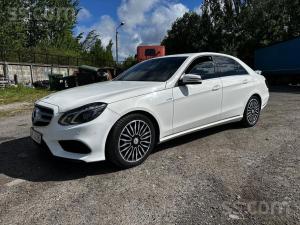 White Mercedes-Benz E 220 2013 in Riga, with an engine capacity of 2.20 L and mileage of 125 thousand km for 13600 €, photo  on AUTOMOTO.COM.LV