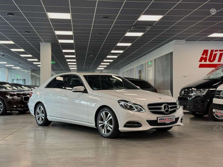 White Mercedes-Benz E 220 2013 in Klaipeda, with an engine capacity of 2.14 L and mileage of 234 thousand km for 13500 €, photo 27 on AUTOMOTO.COM.LV