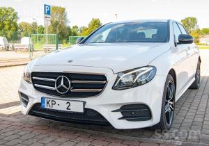 White Mercedes-Benz E 220 2017 in Cesis, with an engine capacity of 2.00 L and mileage of 155 thousand km for 23350 €, photo 3 on AUTOMOTO.COM.LV