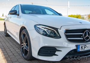 White Mercedes-Benz E 220 2017 in Cesis, with an engine capacity of 2.00 L and mileage of 155 thousand km for 23350 €, photo 11 on AUTOMOTO.COM.LV