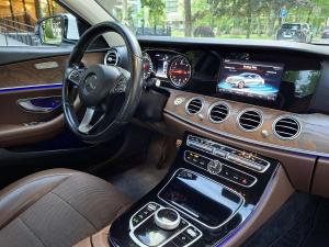White Mercedes-Benz E 220 2017 in Vilnius, with an engine capacity of 1.95 L and mileage of 397 thousand km for 13850 €, photo 28 on AUTOMOTO.COM.LV