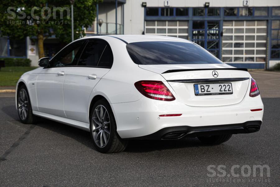 Белый Мерседес E 220 2019 в Елгава, объемом двигателя 2.20 л и пробегом 267 тыс. км за 25500 €, фото 7 на AUTOMOTO.COM.LV