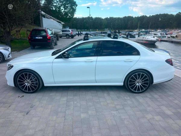 White Mercedes-Benz E 220 2019 in Kaunas, with an engine capacity of 1.95 L and mileage of 232 thousand km for 22400 €, photo 10 on AUTOMOTO.COM.LV