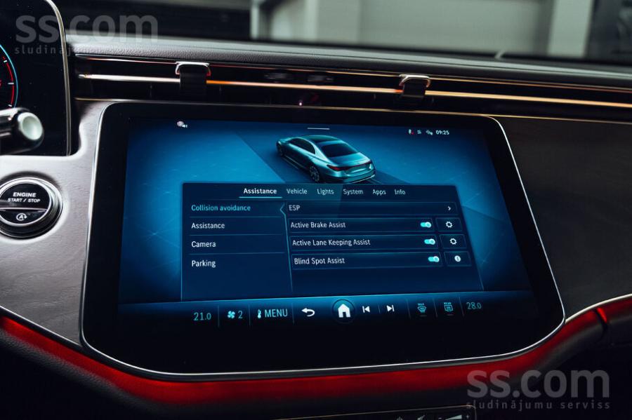 Белый Мерседес E 220 2024 в Рига, объемом двигателя 2.00 л и пробегом 17 тыс. км за 52900 €, фото 15 на AUTOMOTO.COM.LV