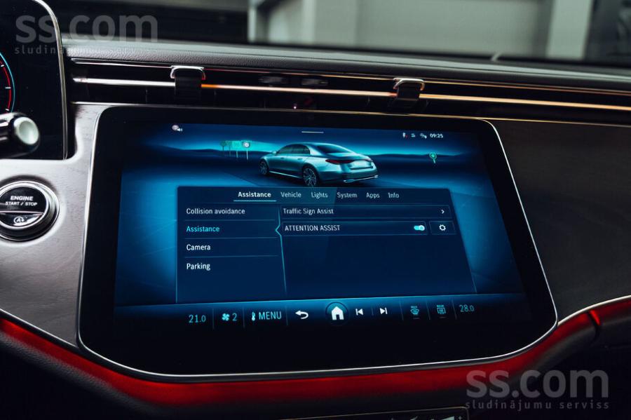 Белый Мерседес E 220 2024 в Рига, объемом двигателя 2.00 л и пробегом 17 тыс. км за 52900 €, фото 16 на AUTOMOTO.COM.LV