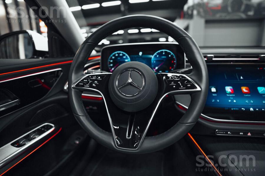 Белый Мерседес E 220 2024 в Рига, объемом двигателя 2.00 л и пробегом 17 тыс. км за 52900 €, фото 30 на AUTOMOTO.COM.LV