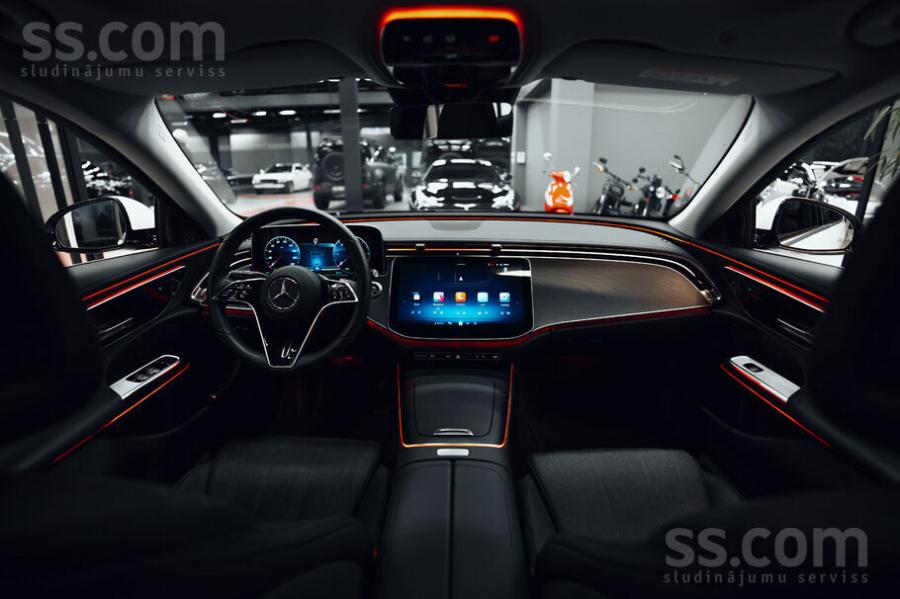 Белый Мерседес E 220 2024 в Рига, объемом двигателя 2.00 л и пробегом 17 тыс. км за 52900 €, фото 31 на AUTOMOTO.COM.LV