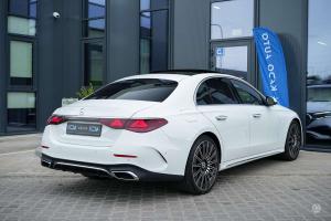 White Mercedes-Benz E 220 2024 in Kaunas, with an engine capacity of 1.99 L and mileage of 37 thousand km for 59950 €, photo 12 on AUTOMOTO.COM.LV