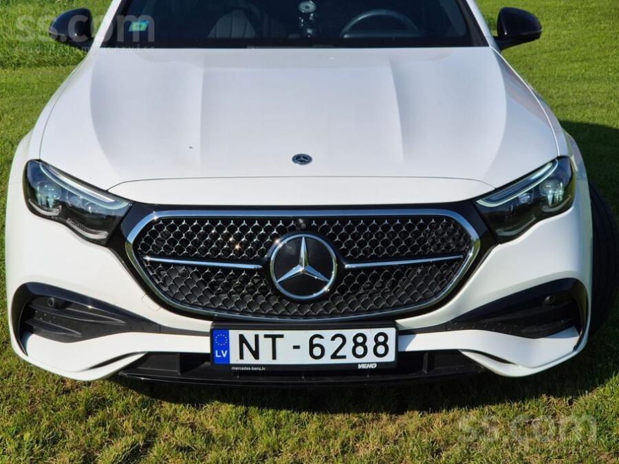 Белый Мерседес E 220 2024 в Рига, объемом двигателя 2.00 л и пробегом 107 тыс. км за 54780 €, фото 6 на AUTOMOTO.COM.LV